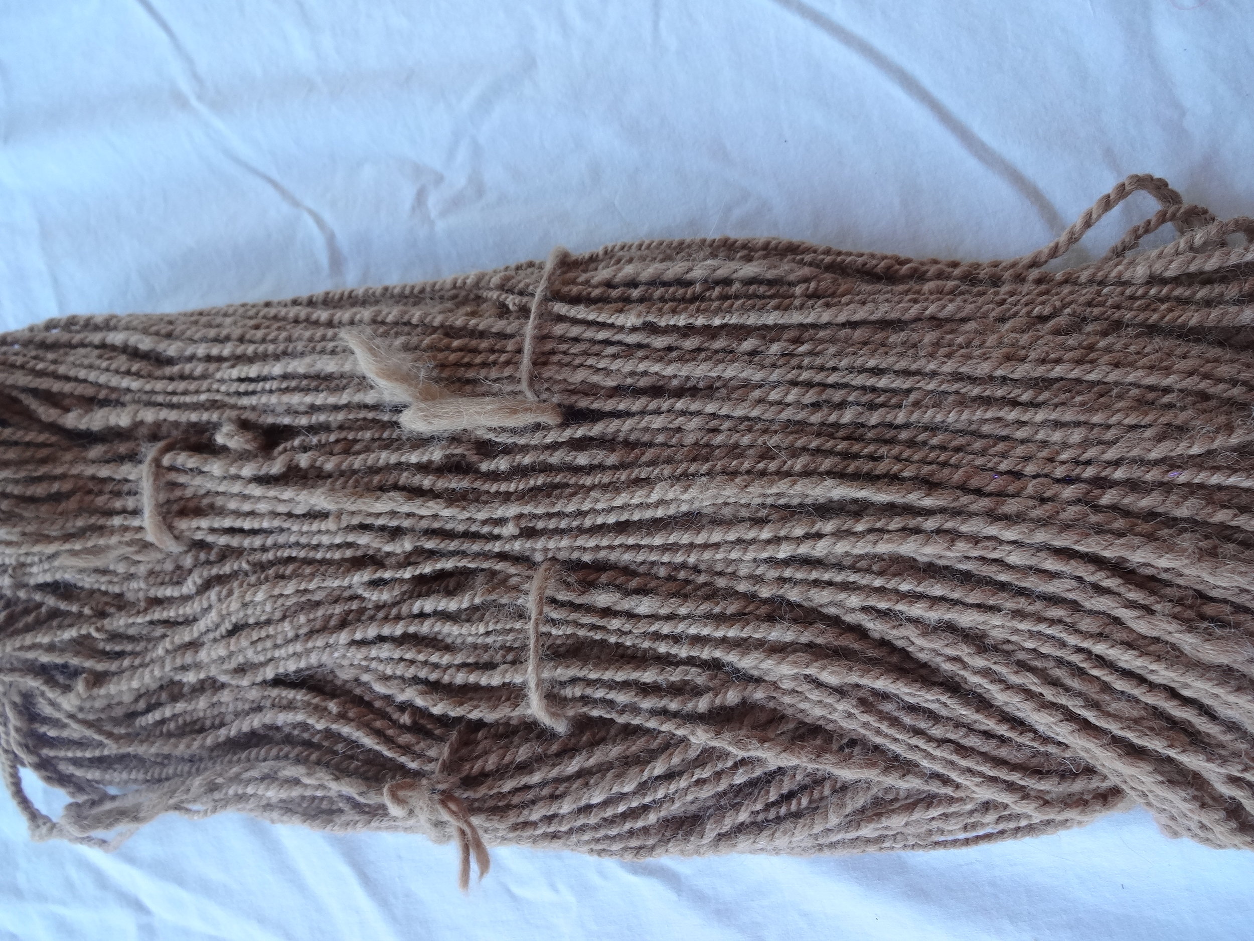 Dark Fawn Alpaca Yarn | Home Grown Fabrics