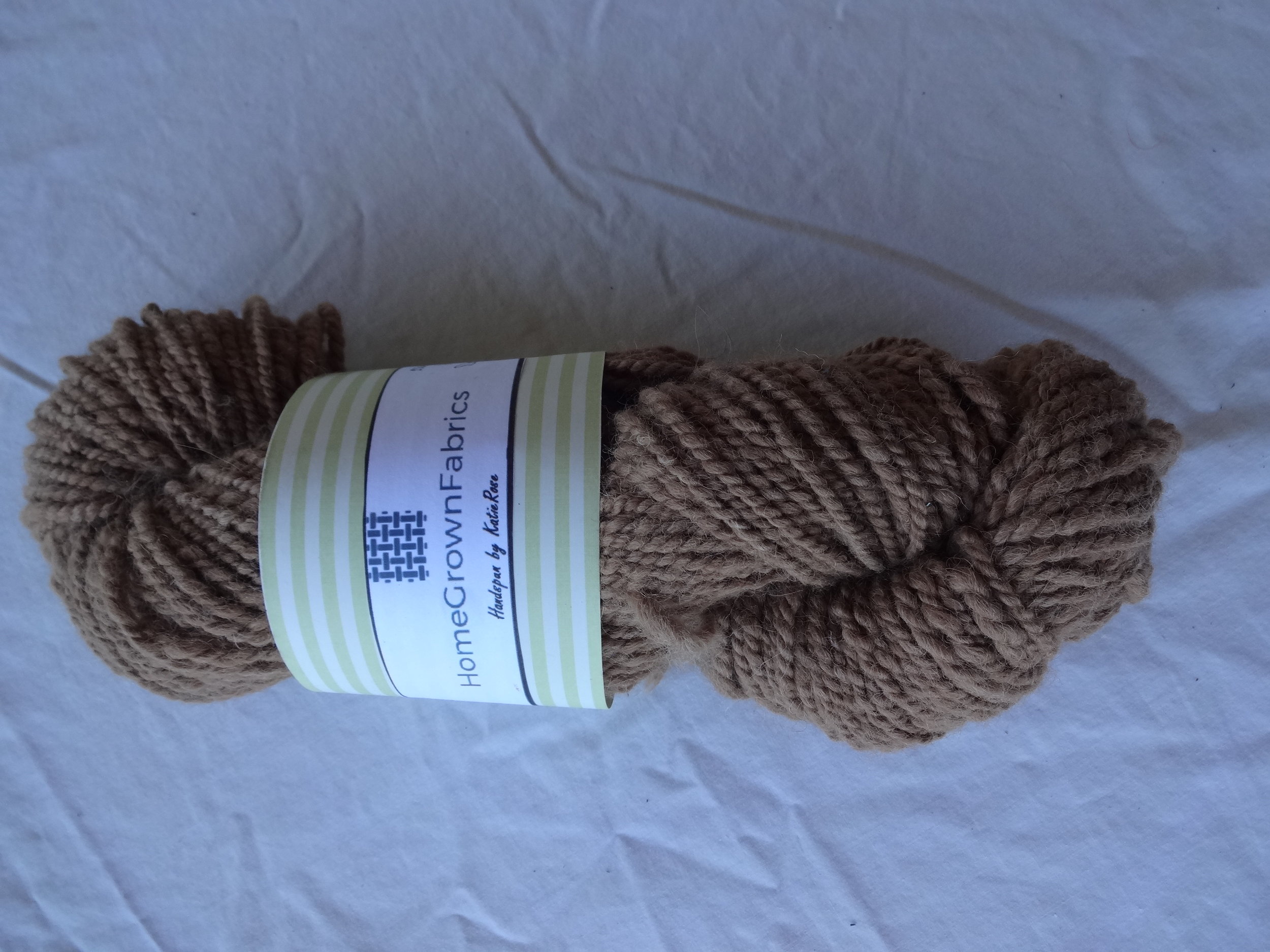 Dark Fawn Alpaca Yarn | Home Grown Fabrics